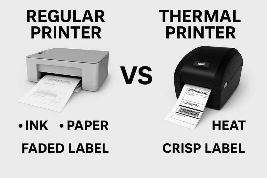 Can I Print Thermal Labels on a Regular Printer?