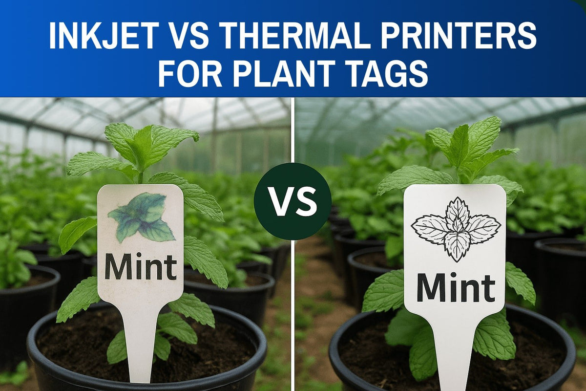 Inkjet vs Thermal Printers for Plant Tags | GoDEX Guide